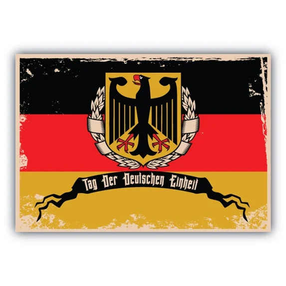 DOPASTICKER Germany Grunge Flag Seal Sticker Decal Phone Decal Water ...