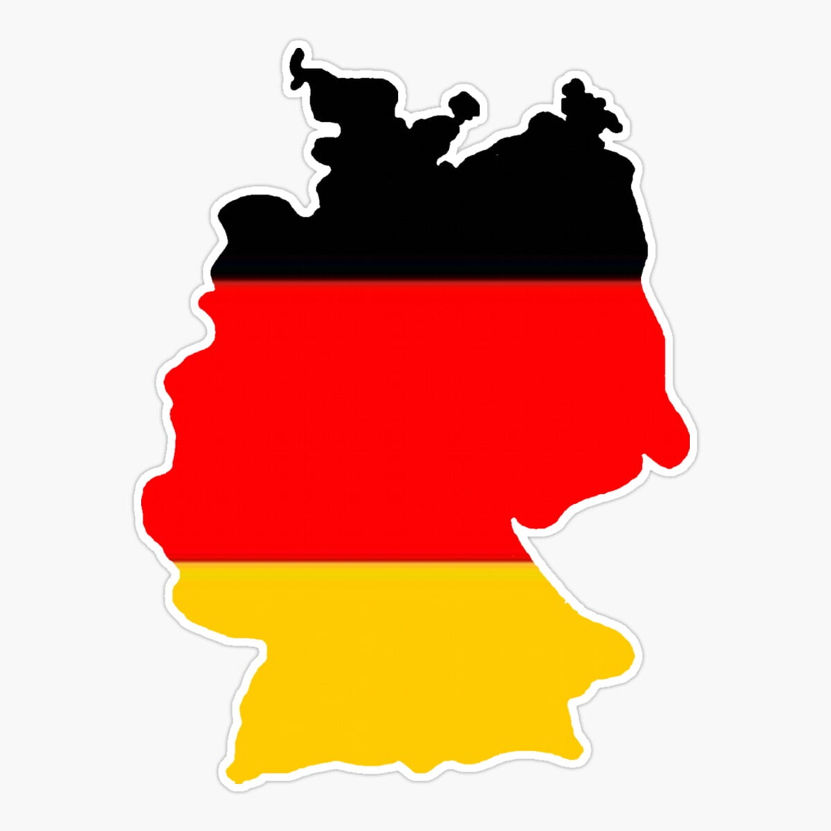 DOPASTICKER Germany Sticker, Phone Sticker Car Stickers, Birthday Gift ...
