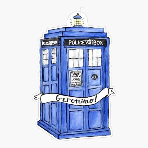 DOPASTICKER Geronimo! Sticker, Phone Sticker Car Stickers, Birthday ...