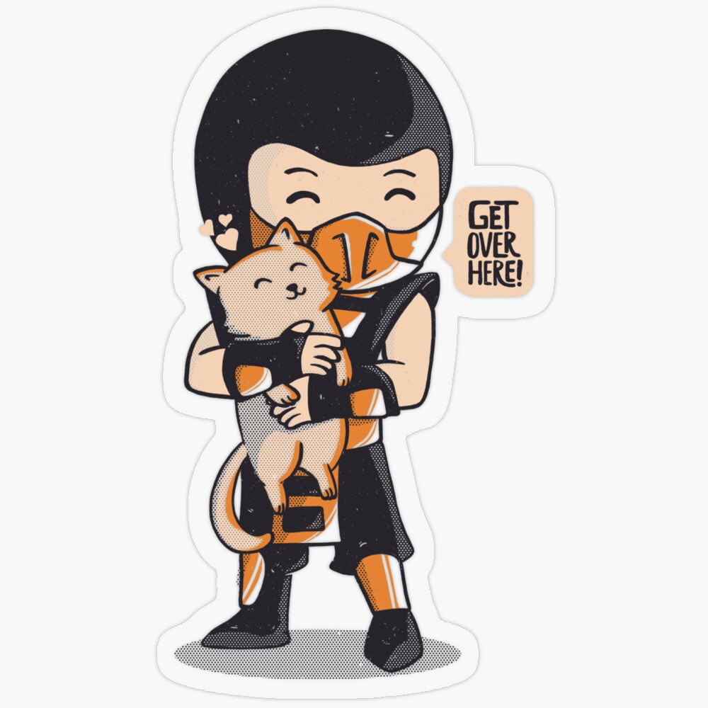 DOPASTICKER Get Over Here By Edu Ely, Phone Sticker, Latop Sticker ...