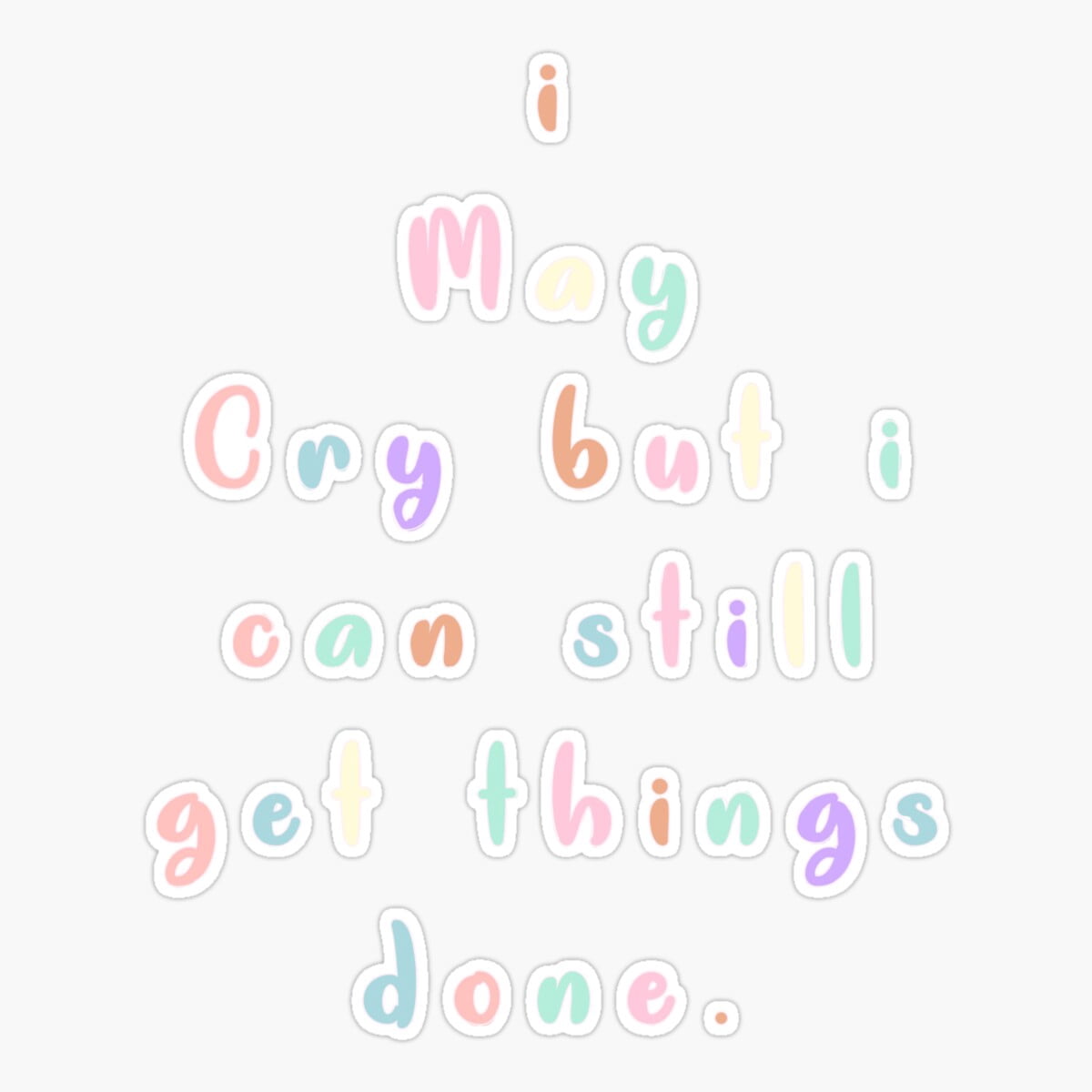 DOPASTICKER Get Things Done Sticker, Phone Sticker Water Bottle Sticker ...