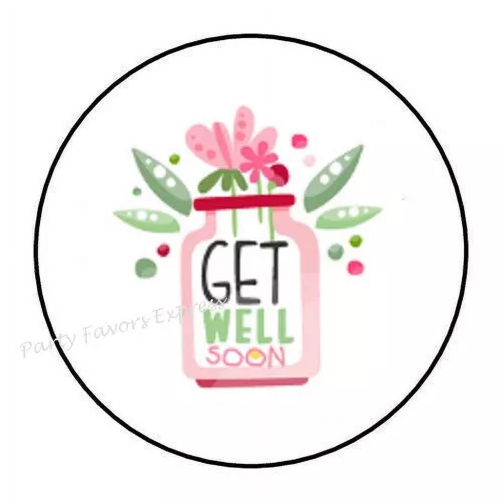 DOPASTICKER Get Well Soon Encouraging Message Care Gift Sticker Phone ...