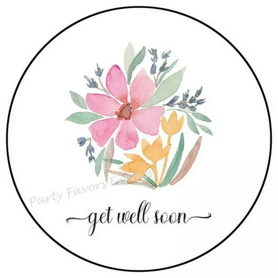 DOPASTICKER Get Well Soon Stickers Favors Phone Sticker, Latop Sticker ...