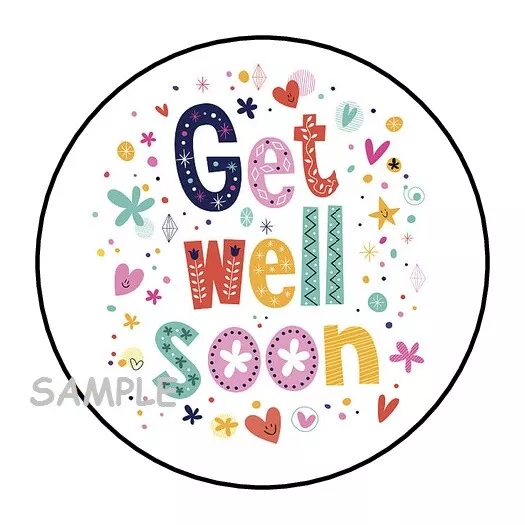 DOPASTICKER Get Well Soon Stickers Phone Decal Water Bottle Stickers ...