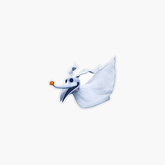 DOPASTICKER Ghost Dog Sticker, Phone Sticker Water Bottle Sticker Car ...