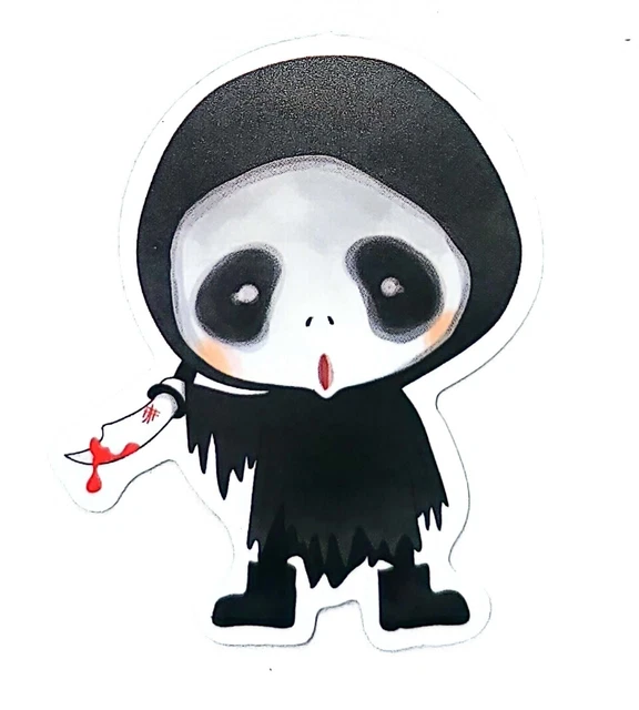 DOPASTICKER Ghostface Scream Anime Manga Horror Sticker Phone Decal ...