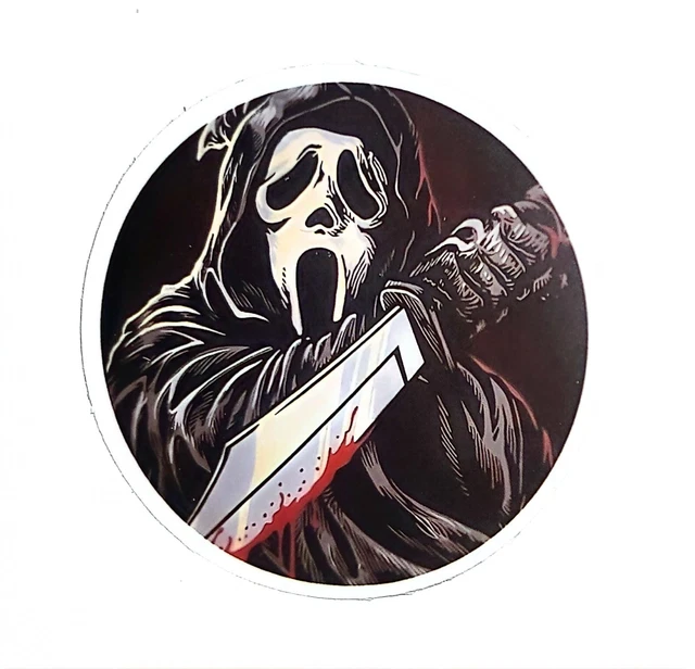 DOPASTICKER Ghostface Scream Anime Manga Horror Sticker Phone Decal ...