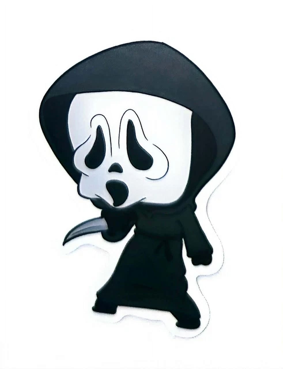 DOPASTICKER Ghostface Scream Anime Manga Horror Sticker Phone Decal ...