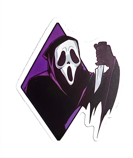 DOPASTICKER Ghostface Scream Anime Manga Horror Sticker Phone Decal ...