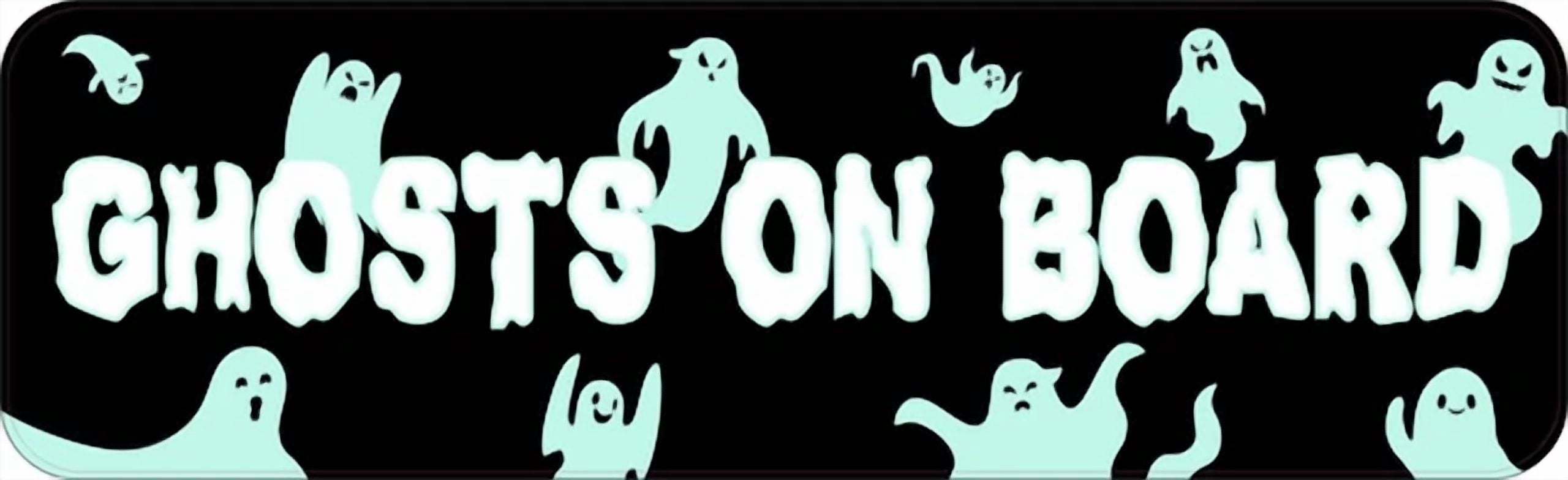 DOPASTICKER Ghosts On Board Horror Sticker Phone Sticker, Latop Sticker ...