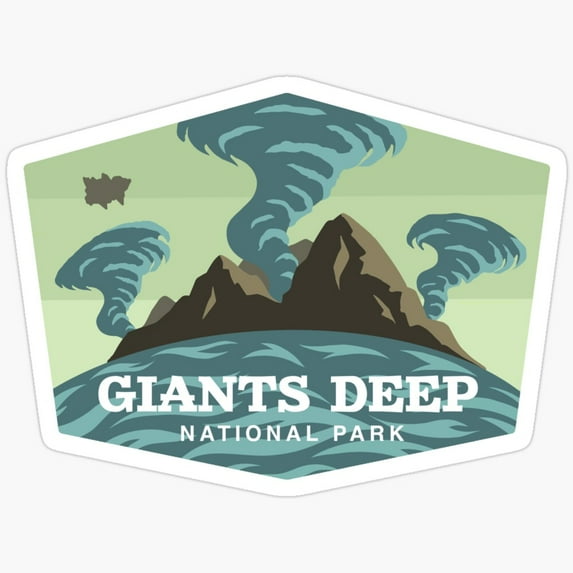 DOPASTICKER Giants Deep National Park Sticker Phone Sticker, Latop ...