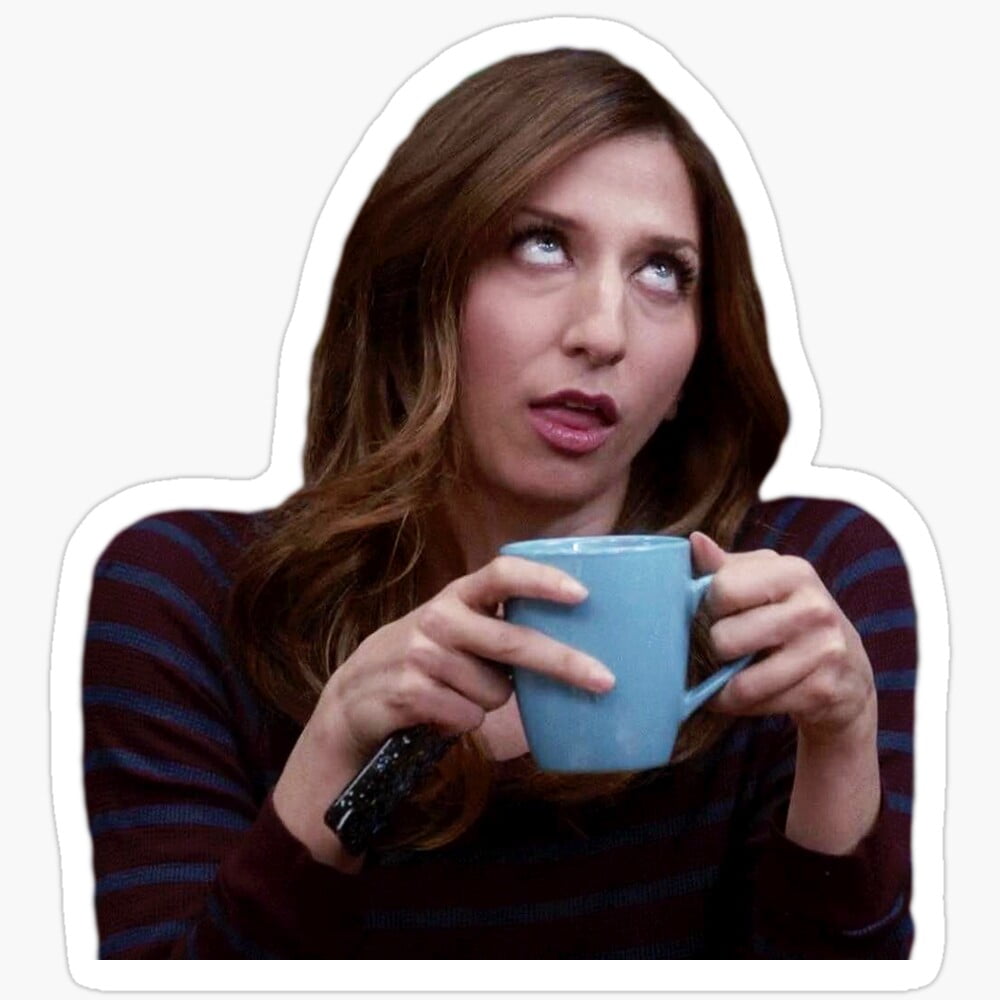 DOPASTICKER Gina Linetti Eye Roll Sticker Phone Sticker, Latop Sticker ...