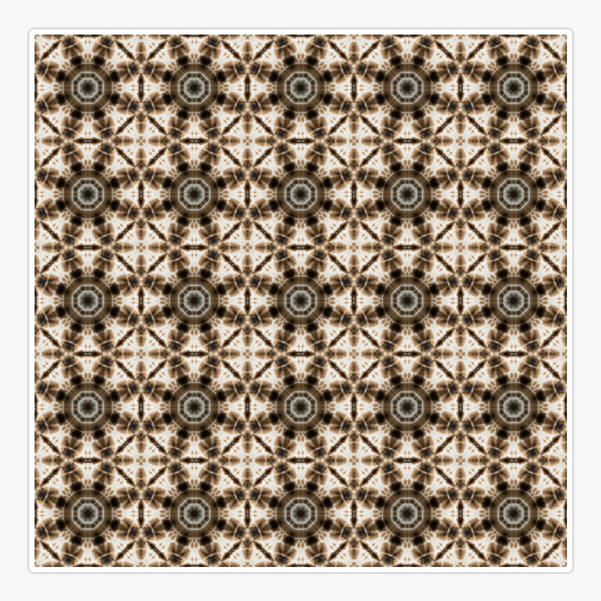 DOPASTICKER Giraffe Hide Texture Kaleidoscope Pattern 21 Sticker, Phone ...