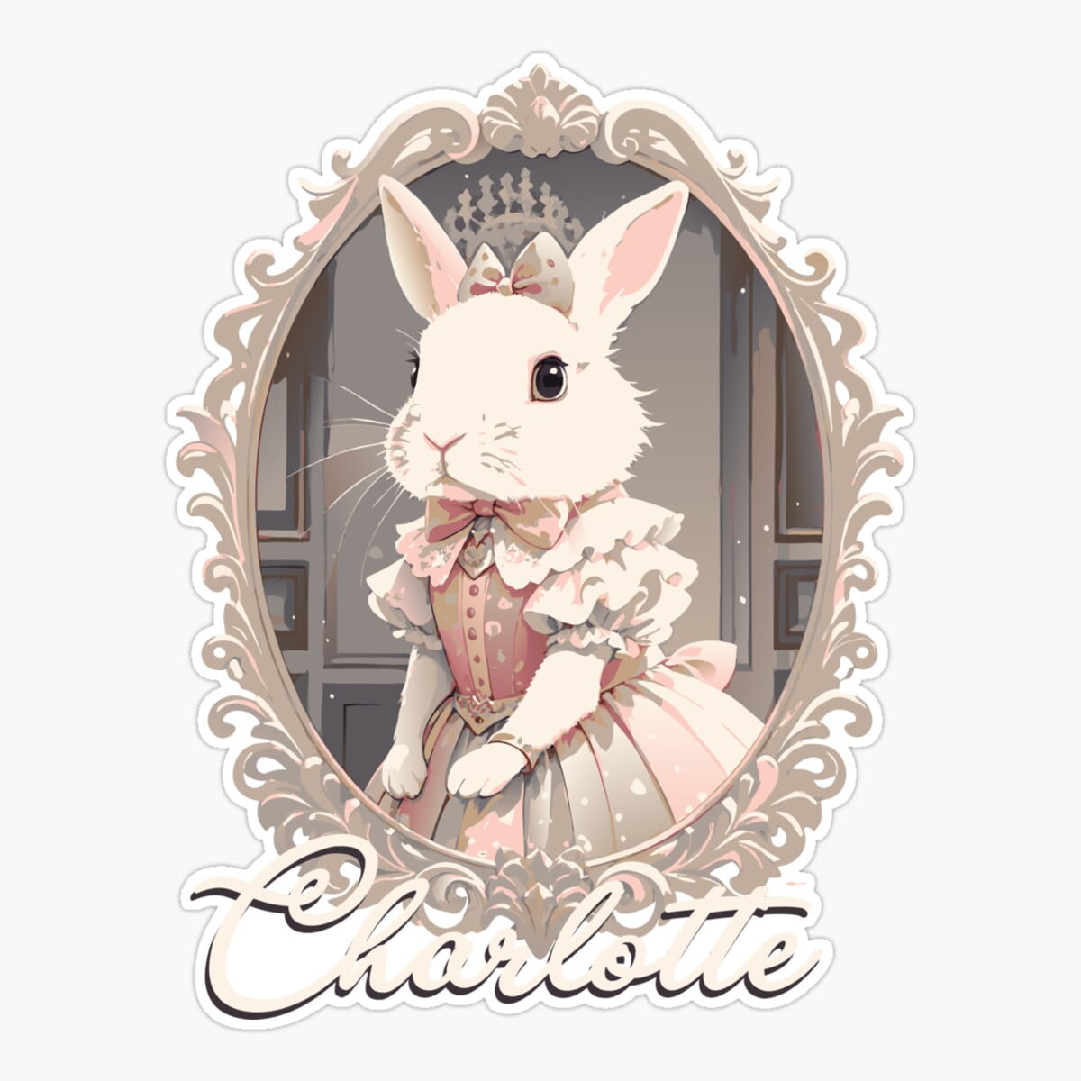 DOPASTICKER Girl Egg Day Cute Design Sticker, Phone Sticker Car ...