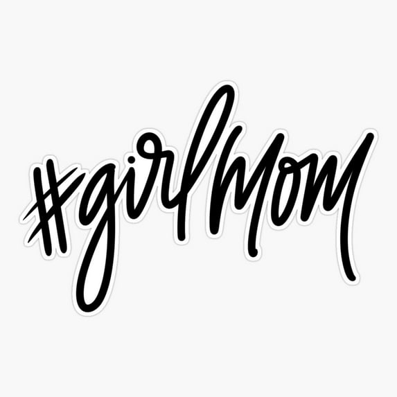 DOPASTICKER #Girlmom Sticker, Phone Sticker Water Bottle Sticker Car ...