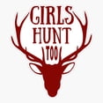 DOPASTICKER Girls Hunt Too Sticker, Phone Sticker Water Bottle Sticker ...