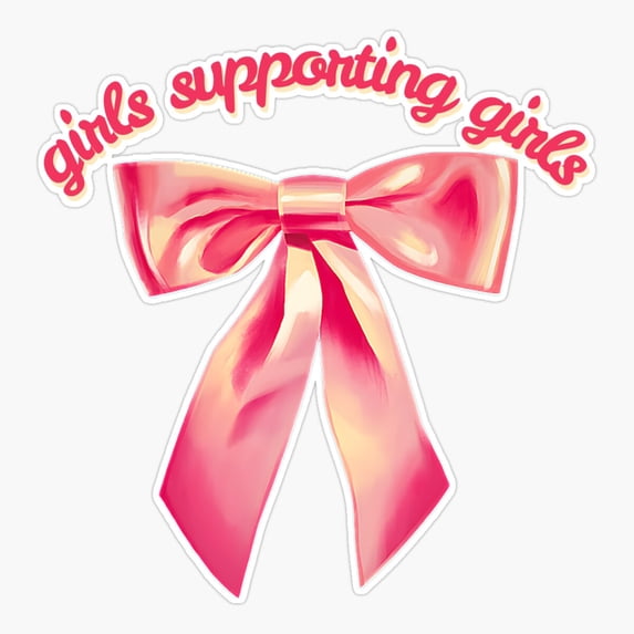DOPASTICKER Girls Supporting Girls Sticker, Phone Sticker Car Sticker ...