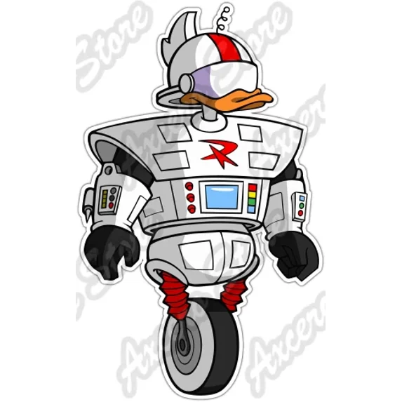 DOPASTICKER Gizmoduck Duck Ducktales Scrooge Mcduck Car Sticker Decal ...