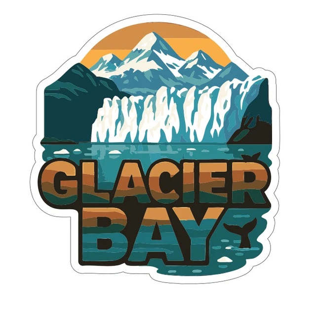 DOPASTICKER Glacier Bay National Park Decal Sticker - Us National Parks ...
