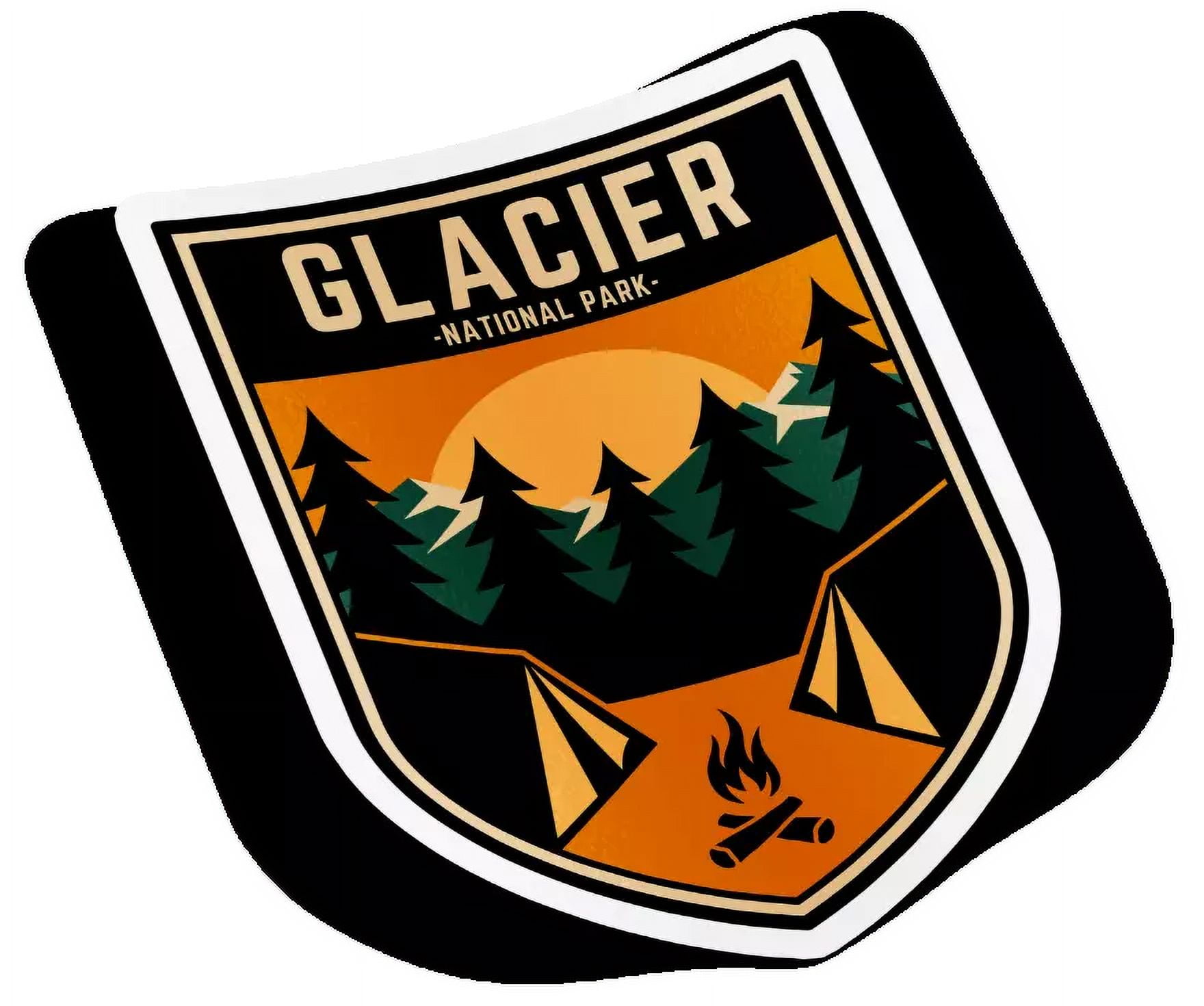 DOPASTICKER Glacier National Park Camping Outdoors - Hot Trending ...