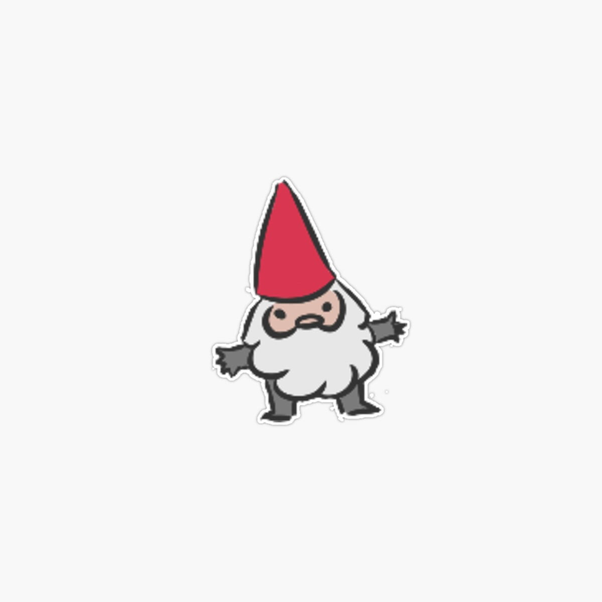 DOPASTICKER Gnome Man Sticker, Phone Sticker Car Stickers, Birthday ...