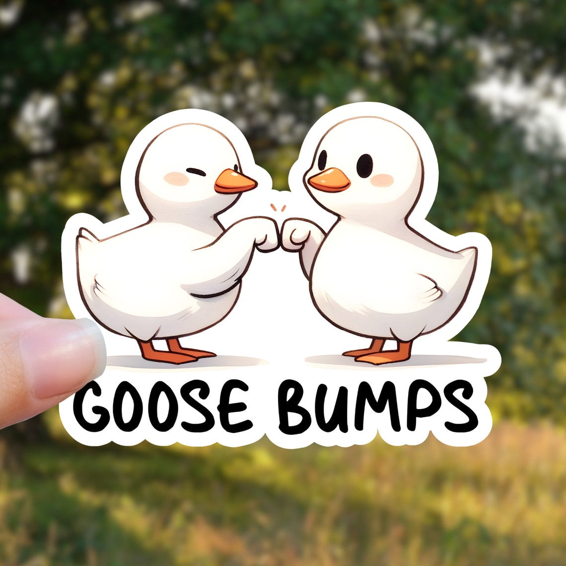 DOPASTICKER Go.Ose Bumps Sticker, Go.Ose Stickers, Cute Animal Sticker ...