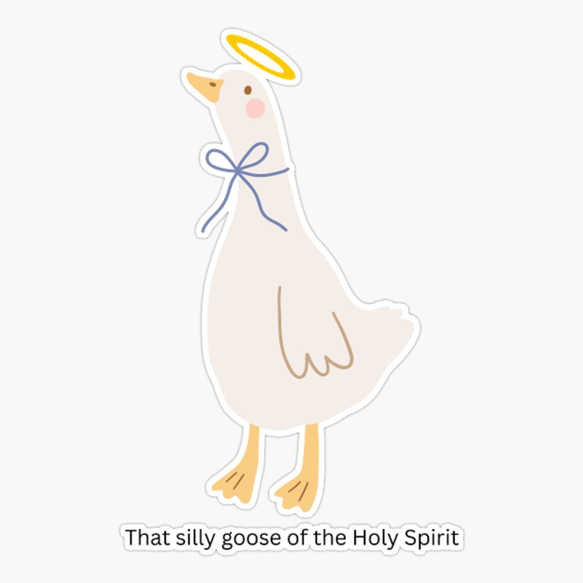 DOPASTICKER Go.Ose Holy Spirit Sticker, Phone Sticker Car Stickers ...