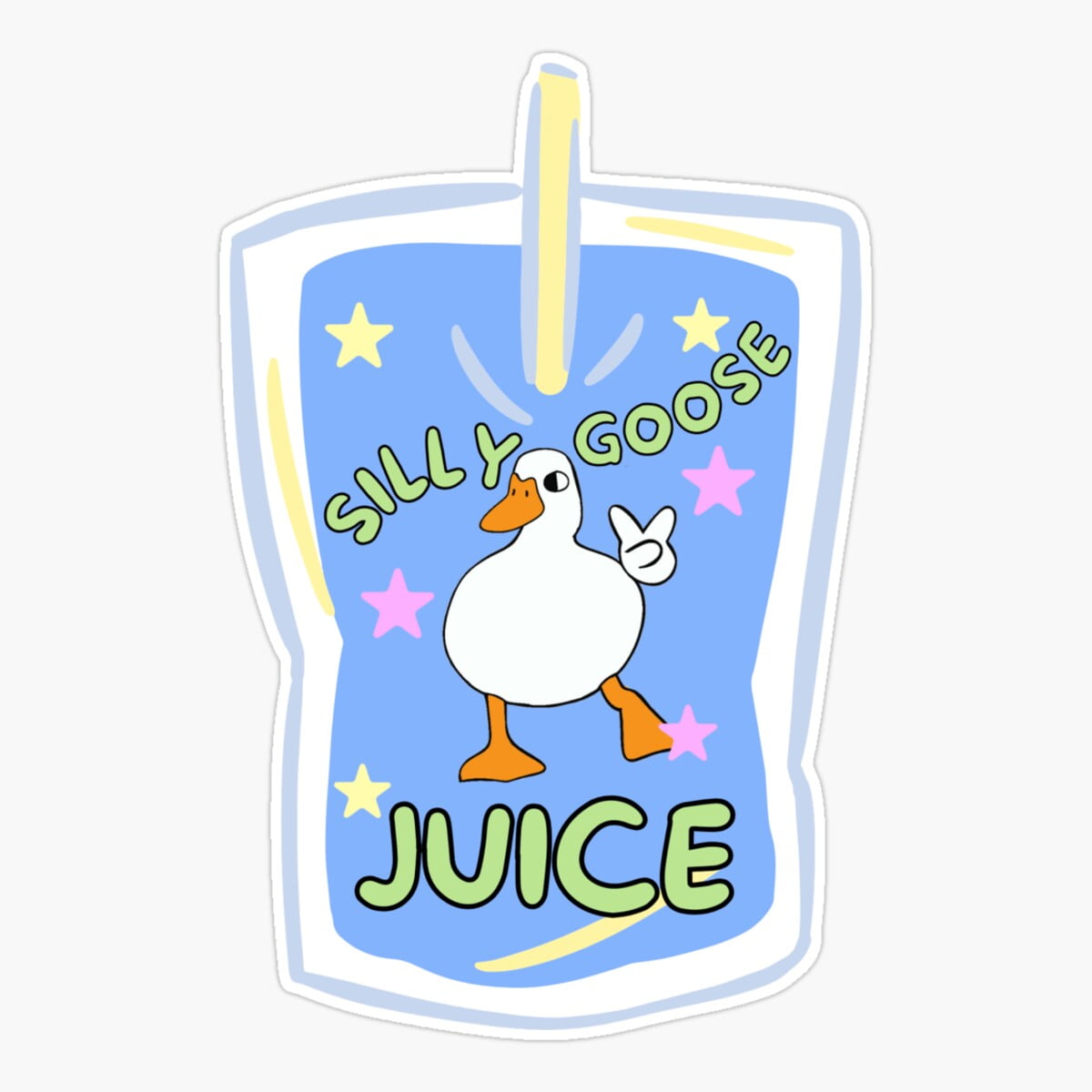 DOPASTICKER Go.Ose Juice Sticker, Phone Sticker Water Bottle Sticker ...