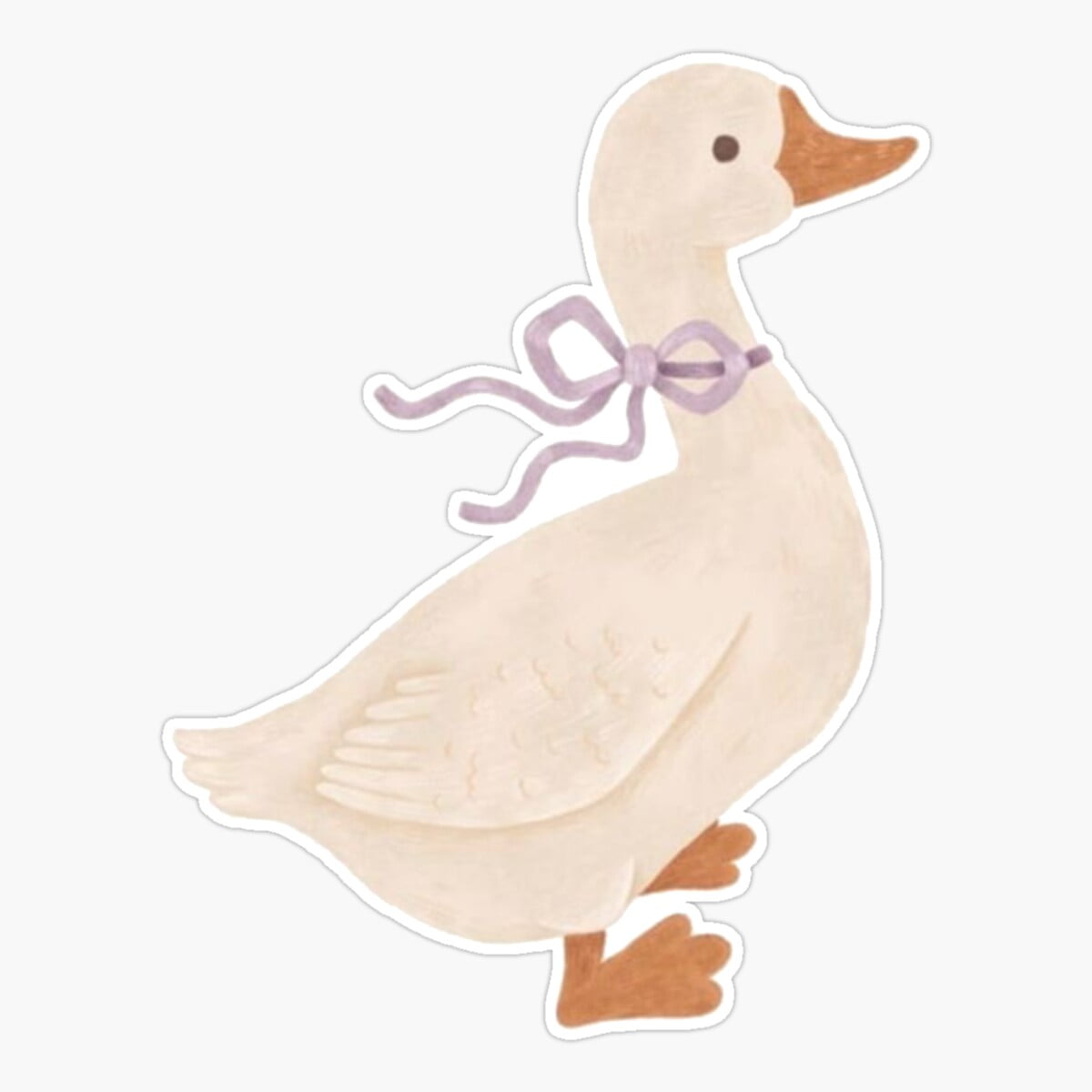 DOPASTICKER Go.Ose With Bow, Children Sticker, Phone Sticker Car ...
