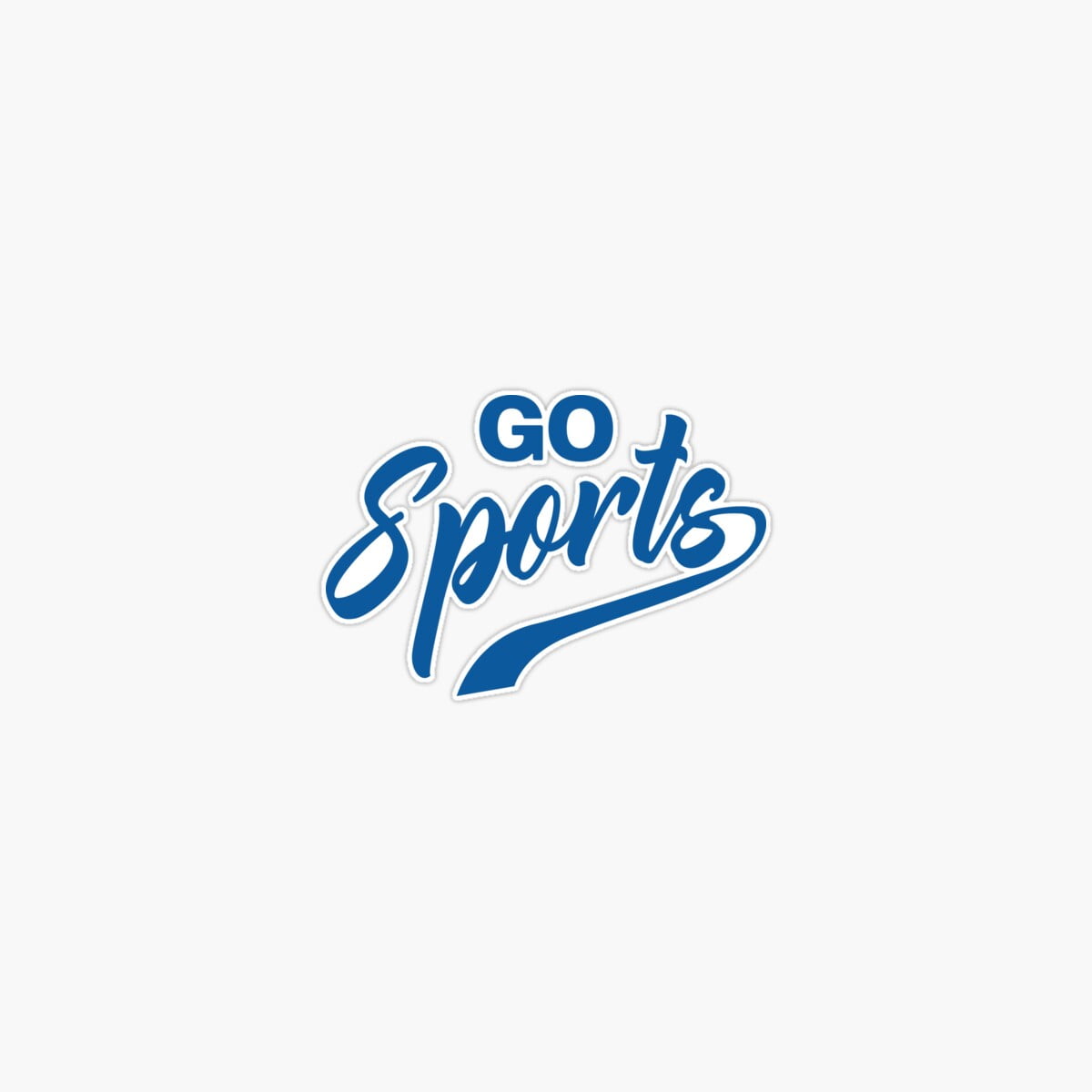 DOPASTICKER Go Sports Different Font Styles Classic Sticker, Phone ...