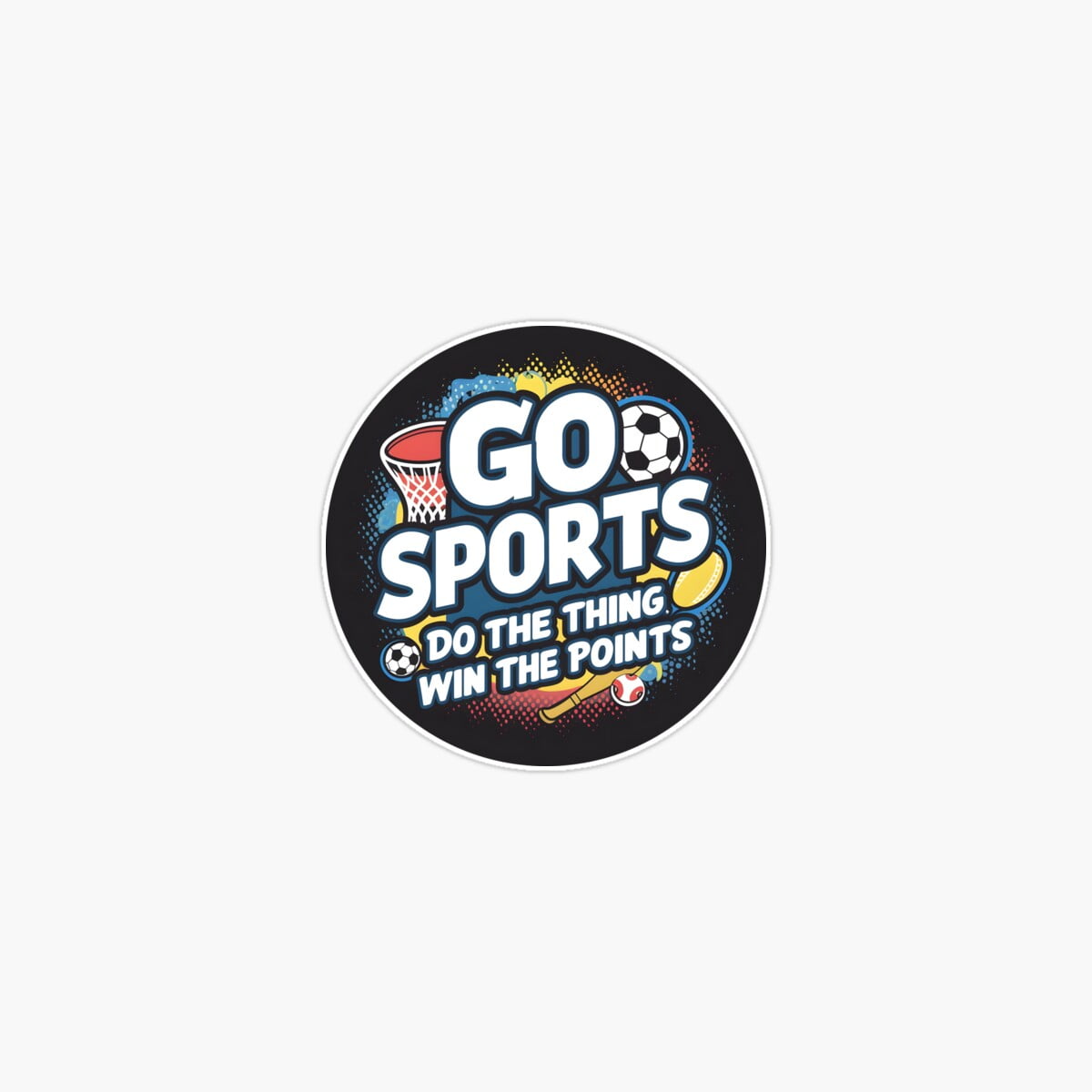 DOPASTICKER Go Sports - Do The Thing - Win The Points! Sticker, Phone ...