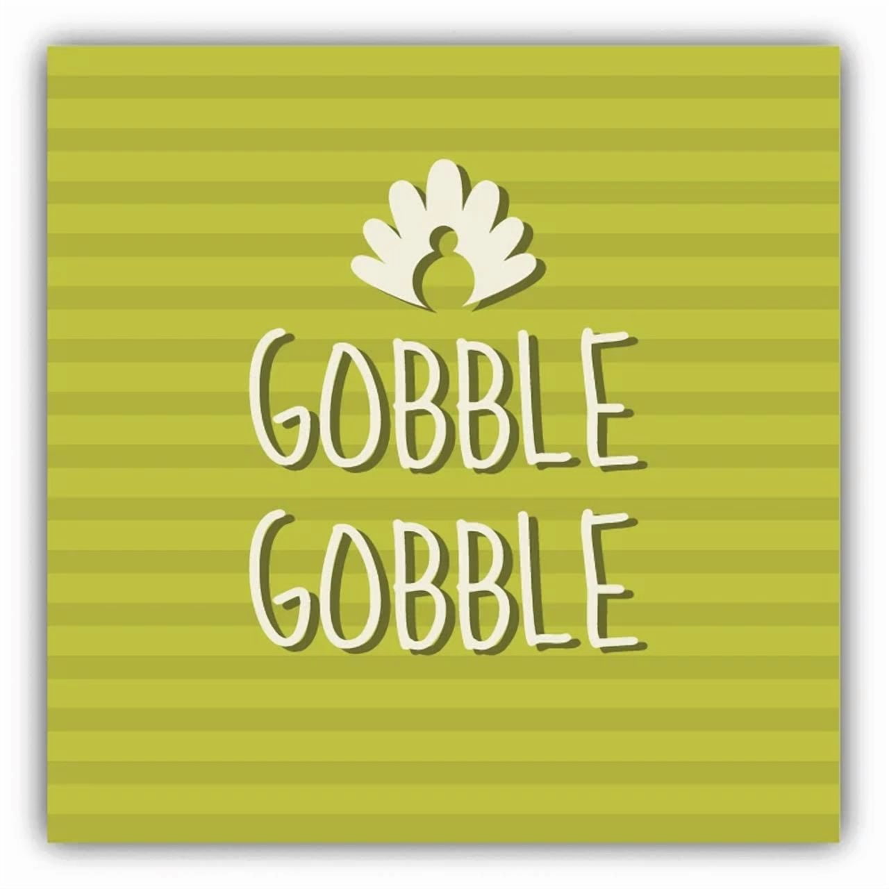 DOPASTICKER Gobble Thanks.Giving Day Card Car Sticker Phone Water ...