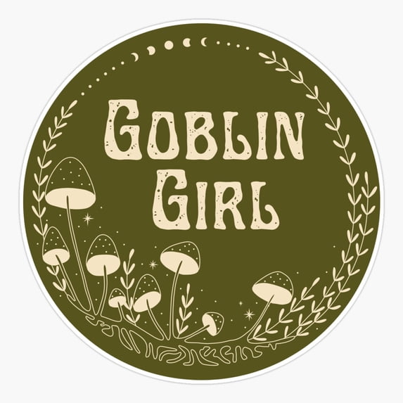 DOPASTICKER Goblin Girl Sticker, Phone Sticker Water Bottle Sticker Car ...