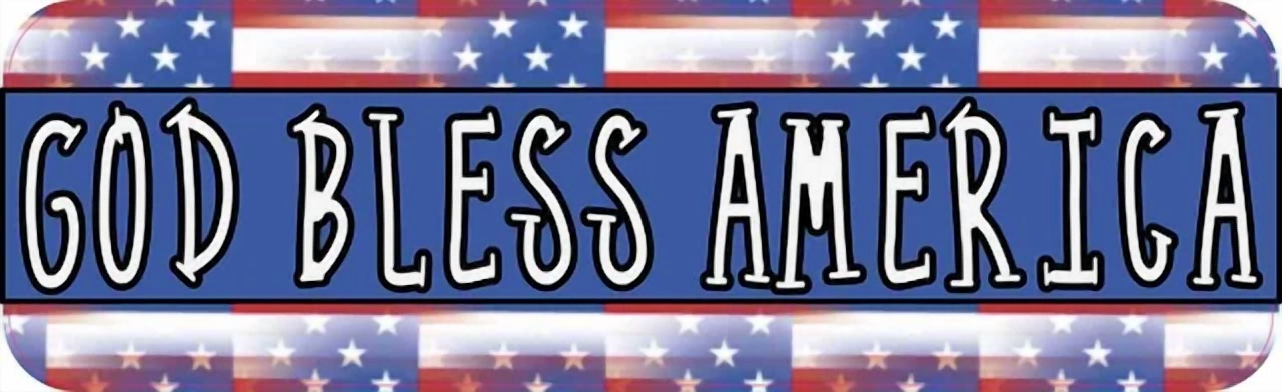 DOPASTICKER God Bless America Sticker Truck Sticker Phone Sticker ...