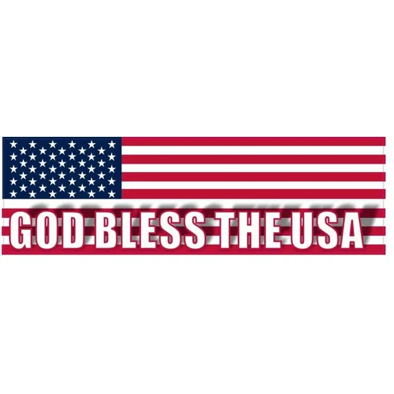 DOPASTICKER God Bless The Usa Sticker Phone Sticker, Latop Sticker ...