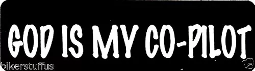 DOPASTICKER God Is My Co-Pilot Sticker Phone Decal Water Bottle ...