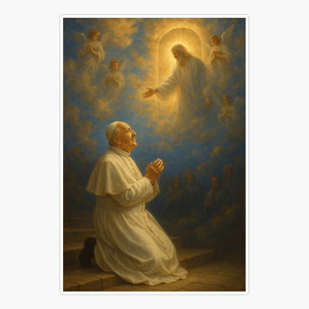 DOPASTICKER God'S Call To Pope Francis Sticker, Phone Sticker Car ...