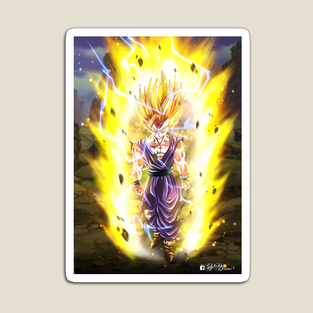 DOPASTICKER Gohan Ssj2 Decorative Laptop, Phone Stickers, Waterproof ...