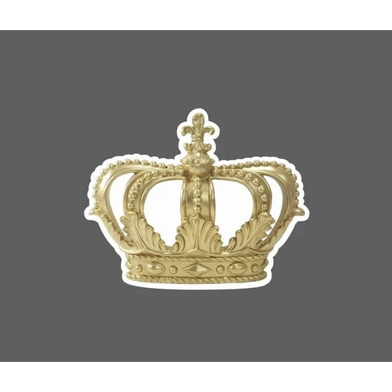 DOPASTICKER Gold Crown Sticker Royalty Sticker Phone Sticker, Latop ...