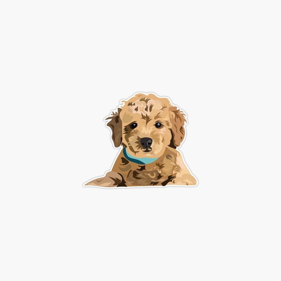 DOPASTICKER Golden Doodle Sticker, Phone Sticker Water Bottle Sticker ...