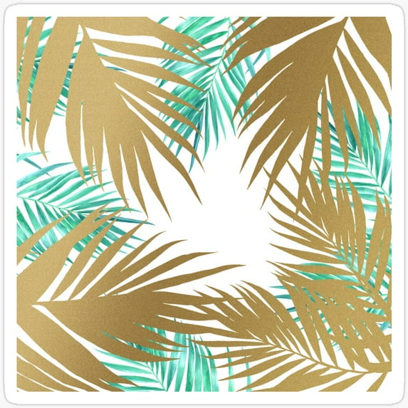 DOPASTICKER Golden Paradise Beach Pattern Perfect Gift Everyone Phone ...