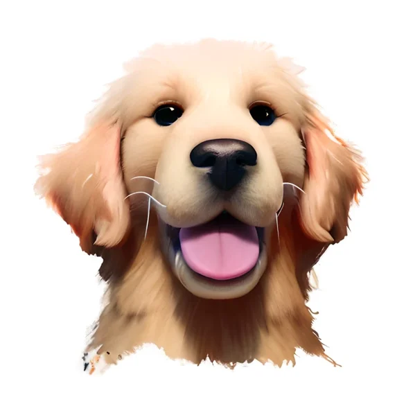 DOPASTICKER Golden Retriever Car Sticker Dog Sticker Phone Sticker ...