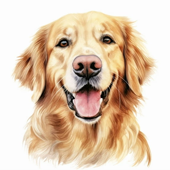 DOPASTICKER Golden Retriever Car Sticker Dogs Sticker Phone Sticker ...