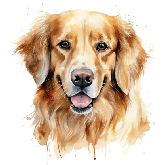 DOPASTICKER Golden Retriever Dog Car Sticker Dogs Sticker Phone Sticker ...