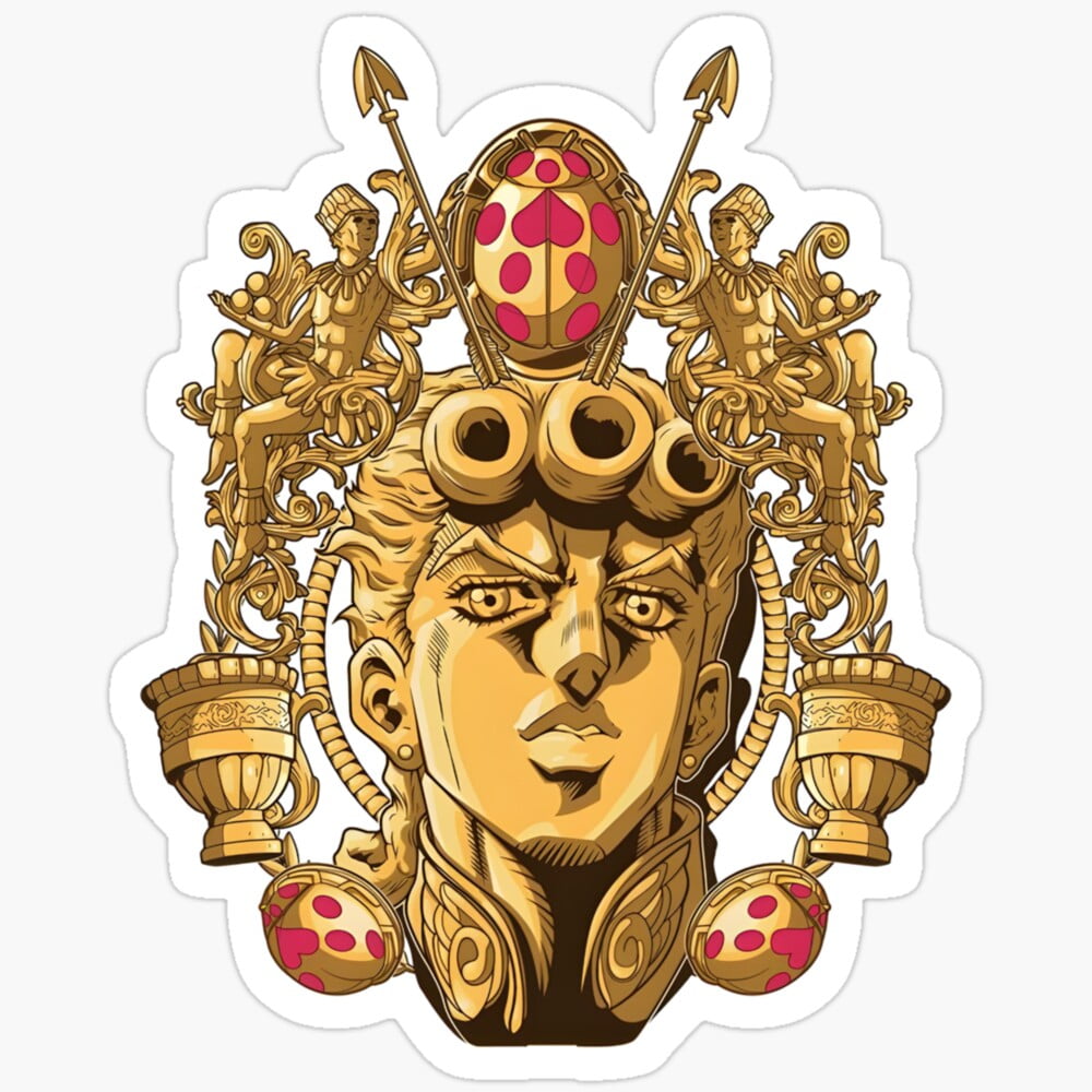 DOPASTICKER Golden Wind Sticker Phone Decal Water Bottle Stickers, Cars ...