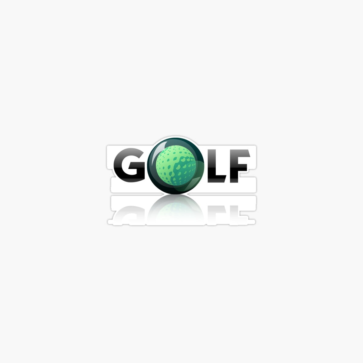 DOPASTICKER Golf Sticker, Phone Sticker Water Bottle Sticker Car ...