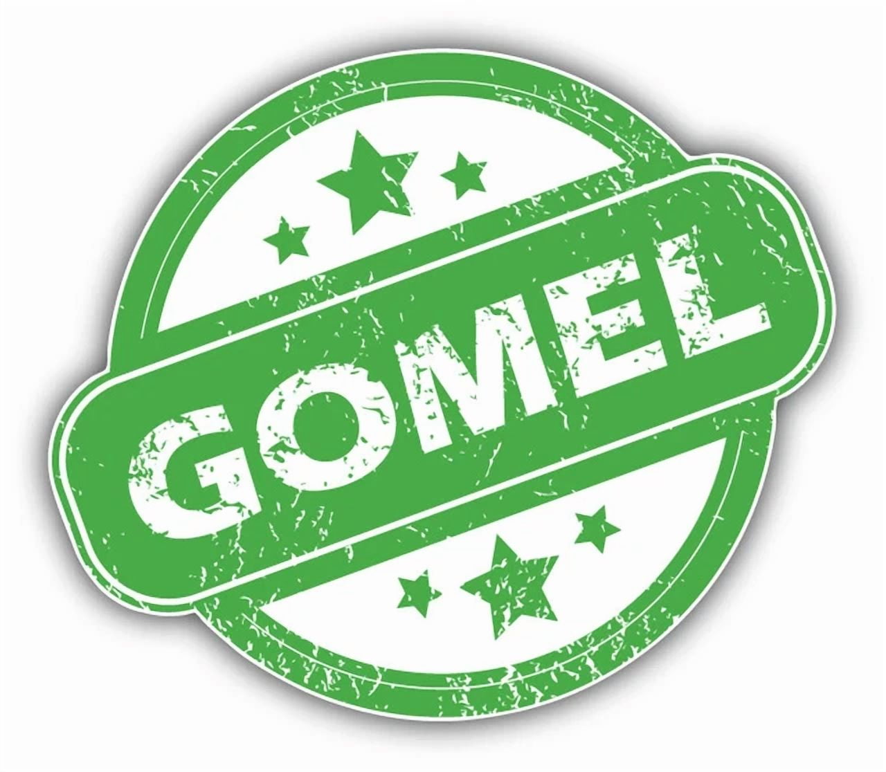 DOPASTICKER Gomel Grunge Rubber Travel Sticker Decal Phone Decal Water ...
