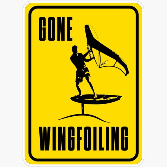 DOPASTICKER Gone Wing Foiling Sticker Decorative Laptop, Phone Stickers ...