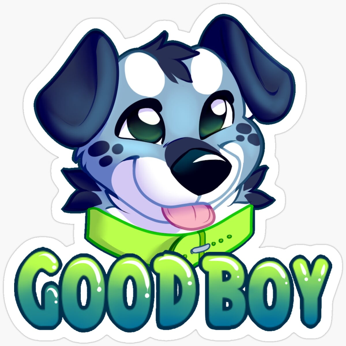 DOPASTICKER Good Boy Sticker, Waterproof Decal For Pet Lovers Phone ...