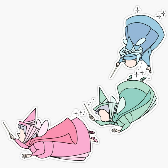 DOPASTICKER Good Fairies Sticker Decorative Laptop, Phone Stickers ...